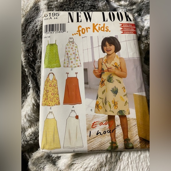 Other | Vintage Type Beach Style New Look Kids Sewing Pattern Size 38 ...
